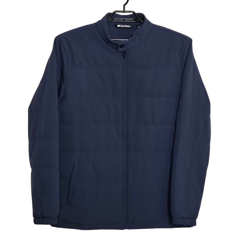 Travis Mathew Cold Bay Jacket Puffer Size Xl Blue - Gem